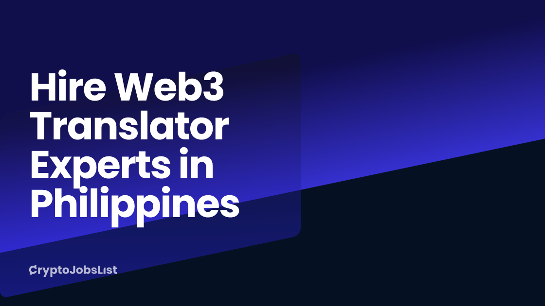 Hire Web3 Translator Experts in Philippines. 19 profiles - October 2024