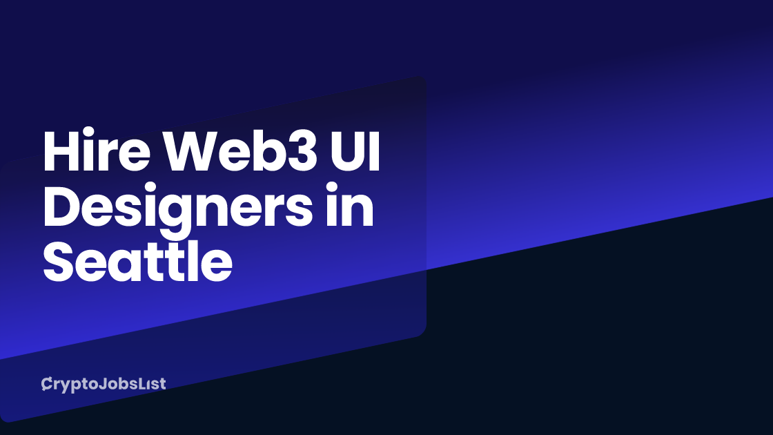 Hire Web3 UI Designers in Seattle. 7 profiles - November 2024
