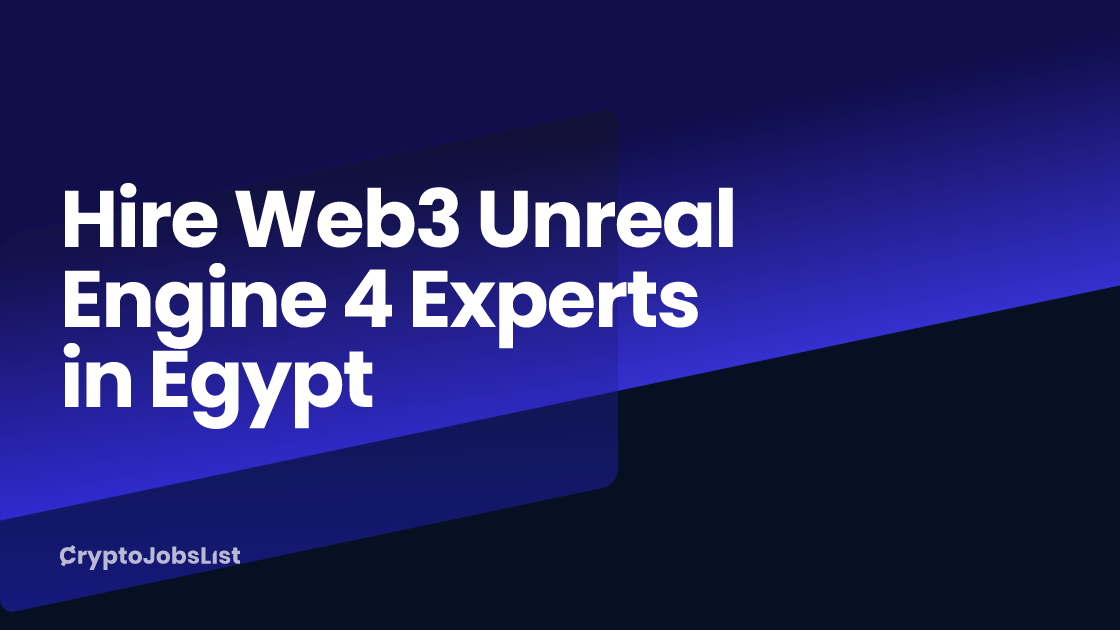 Hire Web3 Unreal Engine 4 Experts in Egypt. 40 profiles - June 2024