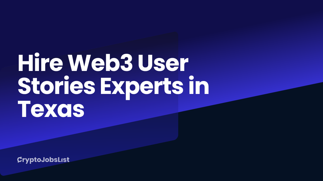 Hire Web3 User Stories Experts in Texas. 39 profiles - June 2024
