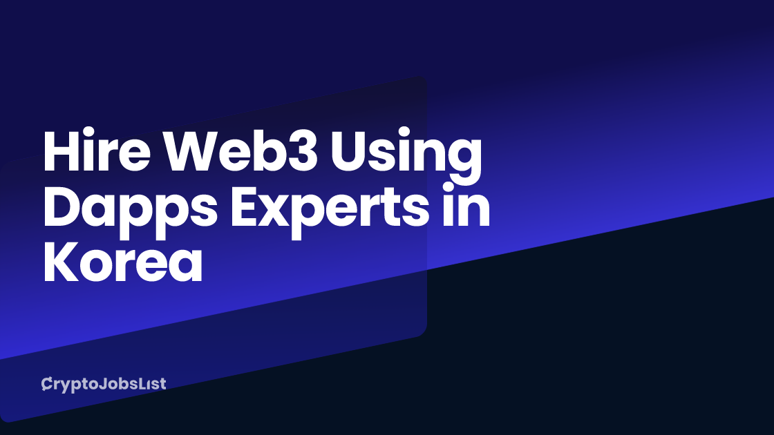 Hire Web3 Using Dapps Experts in Korea. 22 profiles - May 2024