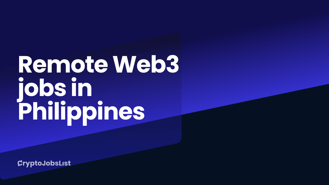 Best Remote Web3 Jobs in Philippines