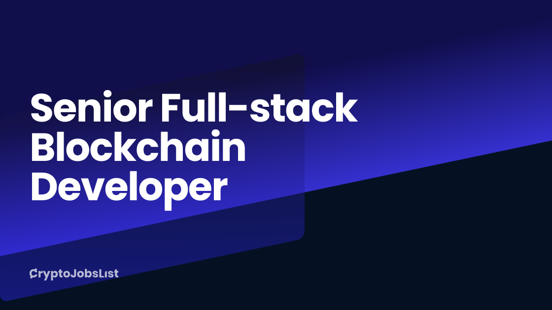 @orionstardust - Senior Full-stack Blockchain Developer. Remote, Part ...
