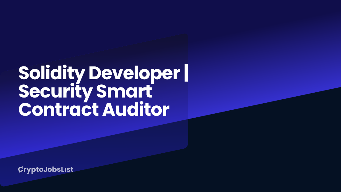 @shhmeks - Solidity Developer | Security Smart Contract Auditor in Ukraine. Remote, Part-time ...