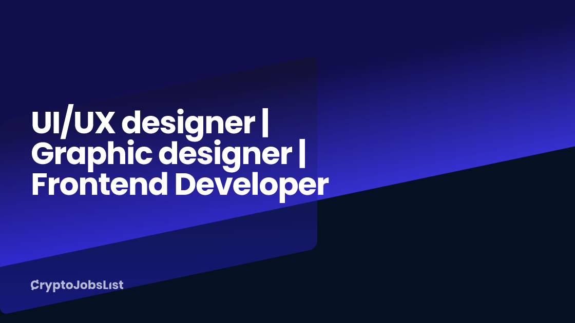 @sammydcreator - UI/UX designer | Graphic designer | Frontend Developer in London. Remote, Part ...