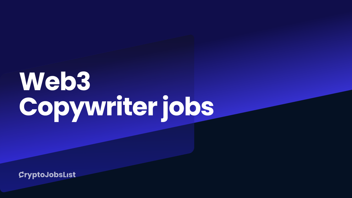 Web3 Copywriter Jobs