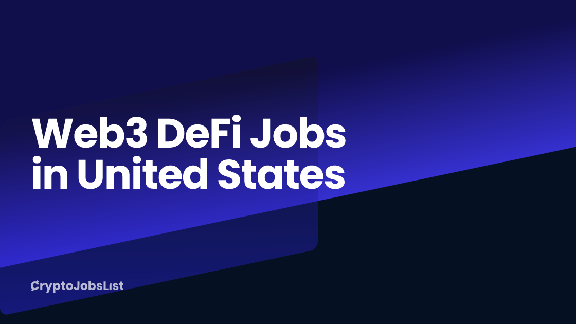 Best Web3 DeFi Jobs in United States - $195k-$283k/year