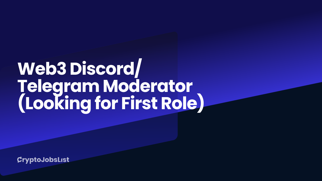 @theuvkhan – Web3 Discord/Telegram Moderator (Looking for First Role ...