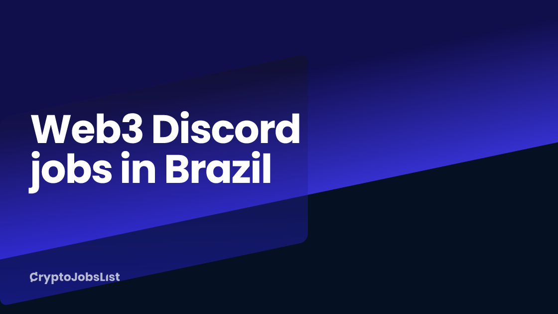 Best Web3 Discord Jobs in Brazil