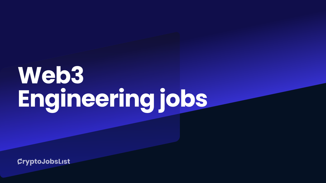 Web3 Engineering Jobs - $60k-$200k/year