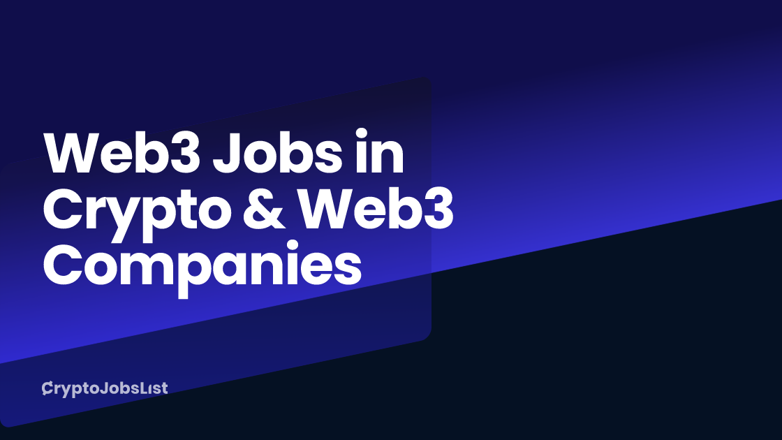 Web3 Jobs in Crypto and Blockchain Companies paying $2k-235k+ per year ...
