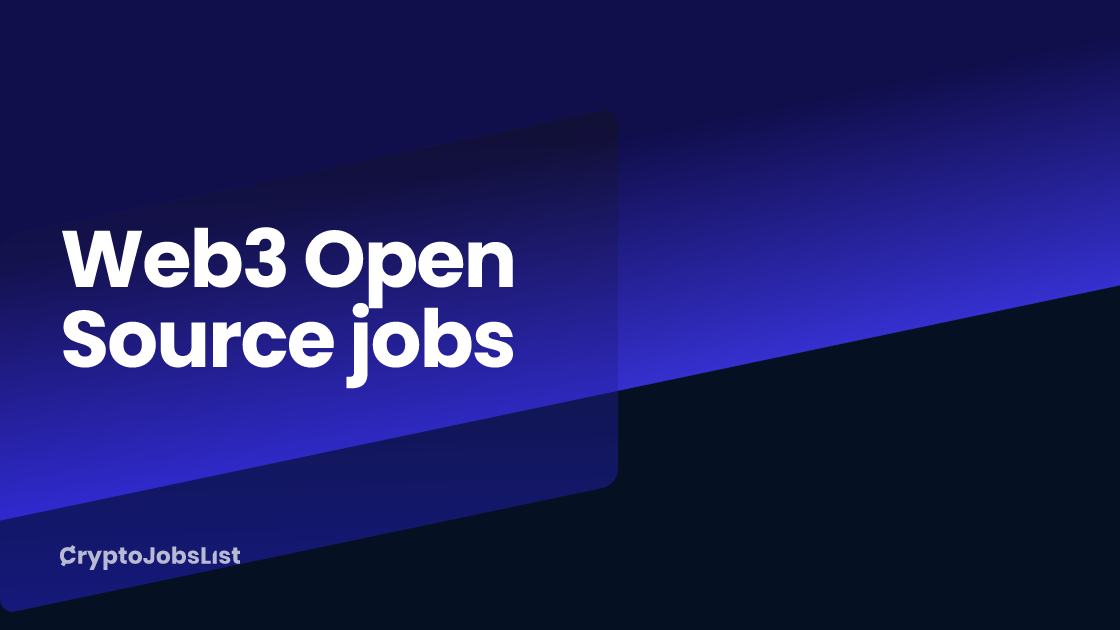 Web3 Open Source Jobs - $60k-$225k/year