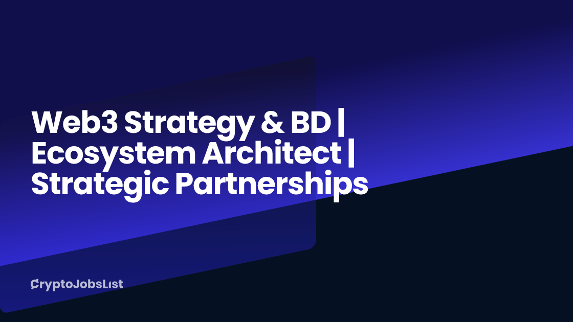 @web3vibe - Web3 Strategy & BD | Ecosystem Architect | Strategic ...