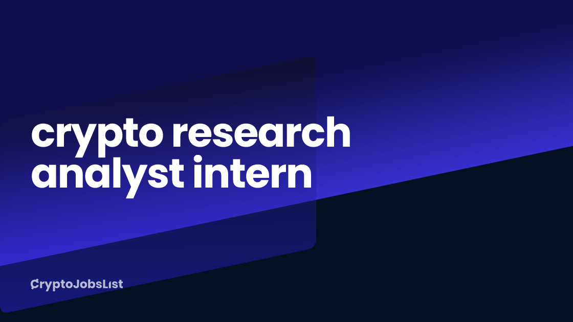 @yifan - crypto research analyst intern in singapore. Remote, Part-time, Full-time. In crypto ...